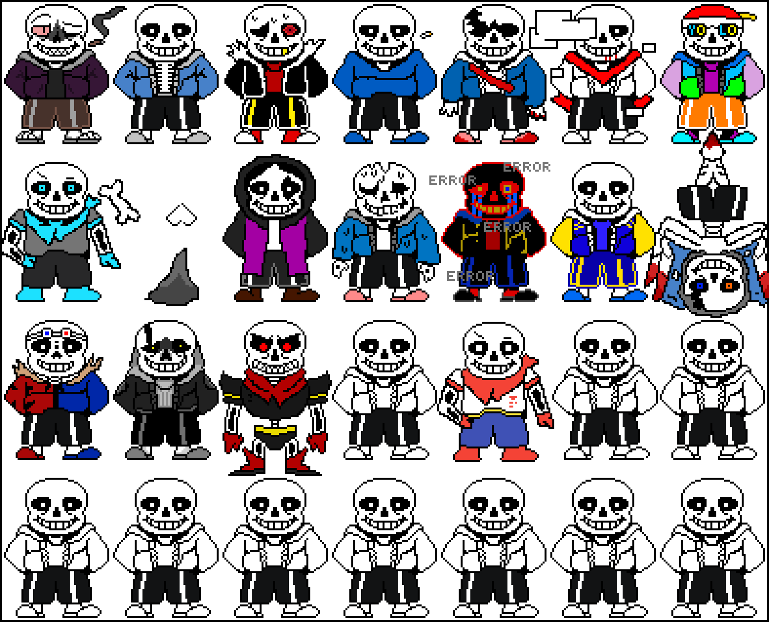 Pixilart - RevertTale Sans by Error-On-Skelet