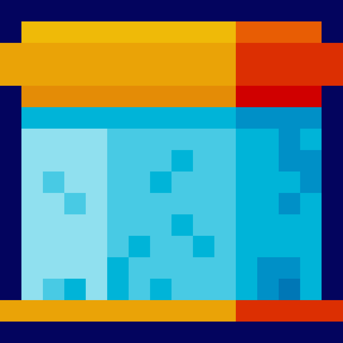 Pixilart - Fish Tank 16x16 by Dawnable