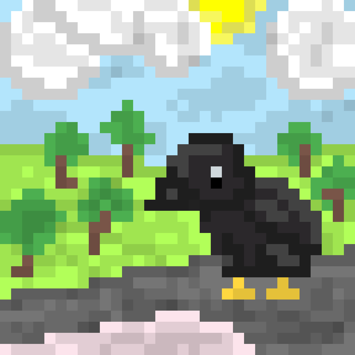 Pixilart - Crow by On-3