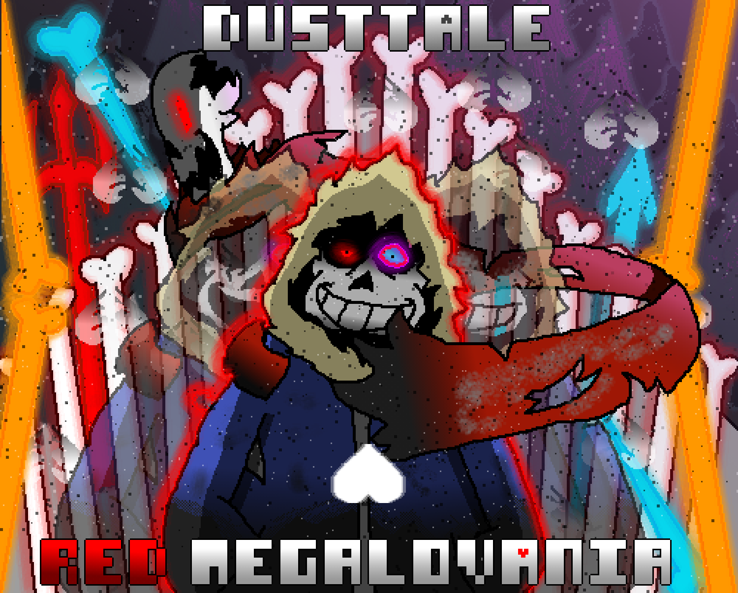 Pixilart - DT Ost ? : Red Megalovania by TheAverageMemer