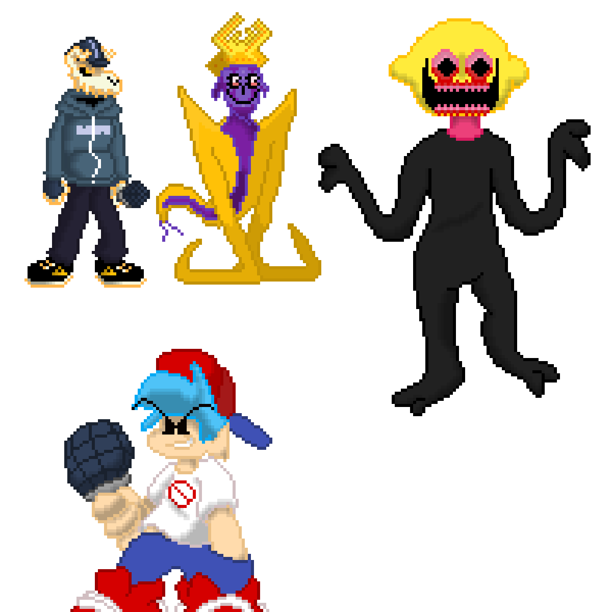 Pixilart - My Fnf sprites by Inkredible