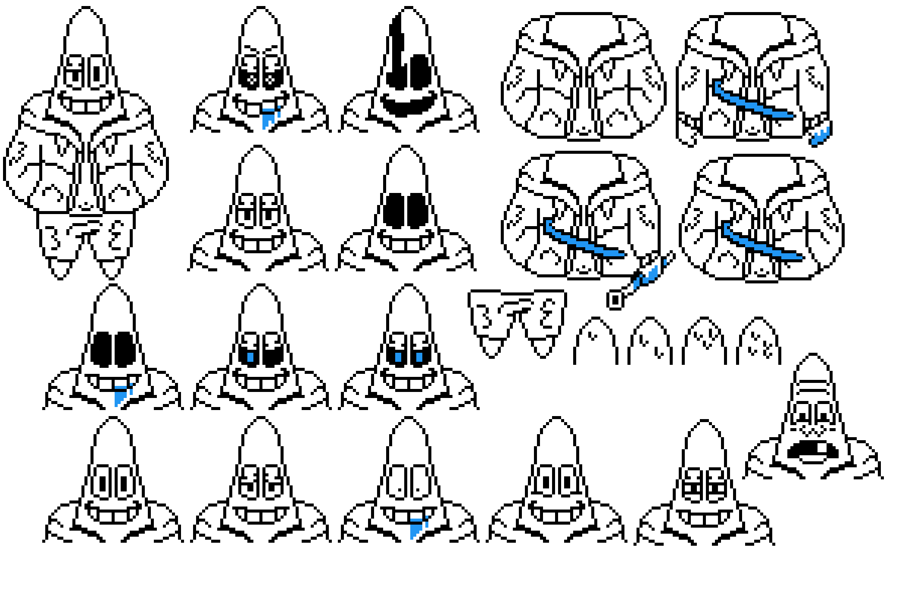 Pixilart - Patrick sprite sheets by SwapMemes