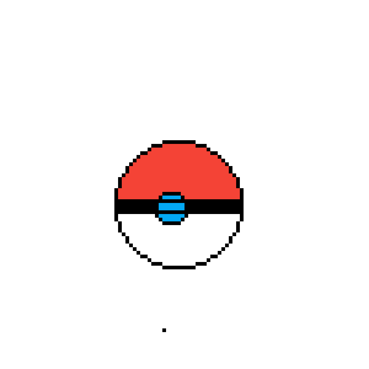 Editing pokeball - Free online pixel art drawing tool - Pixilart