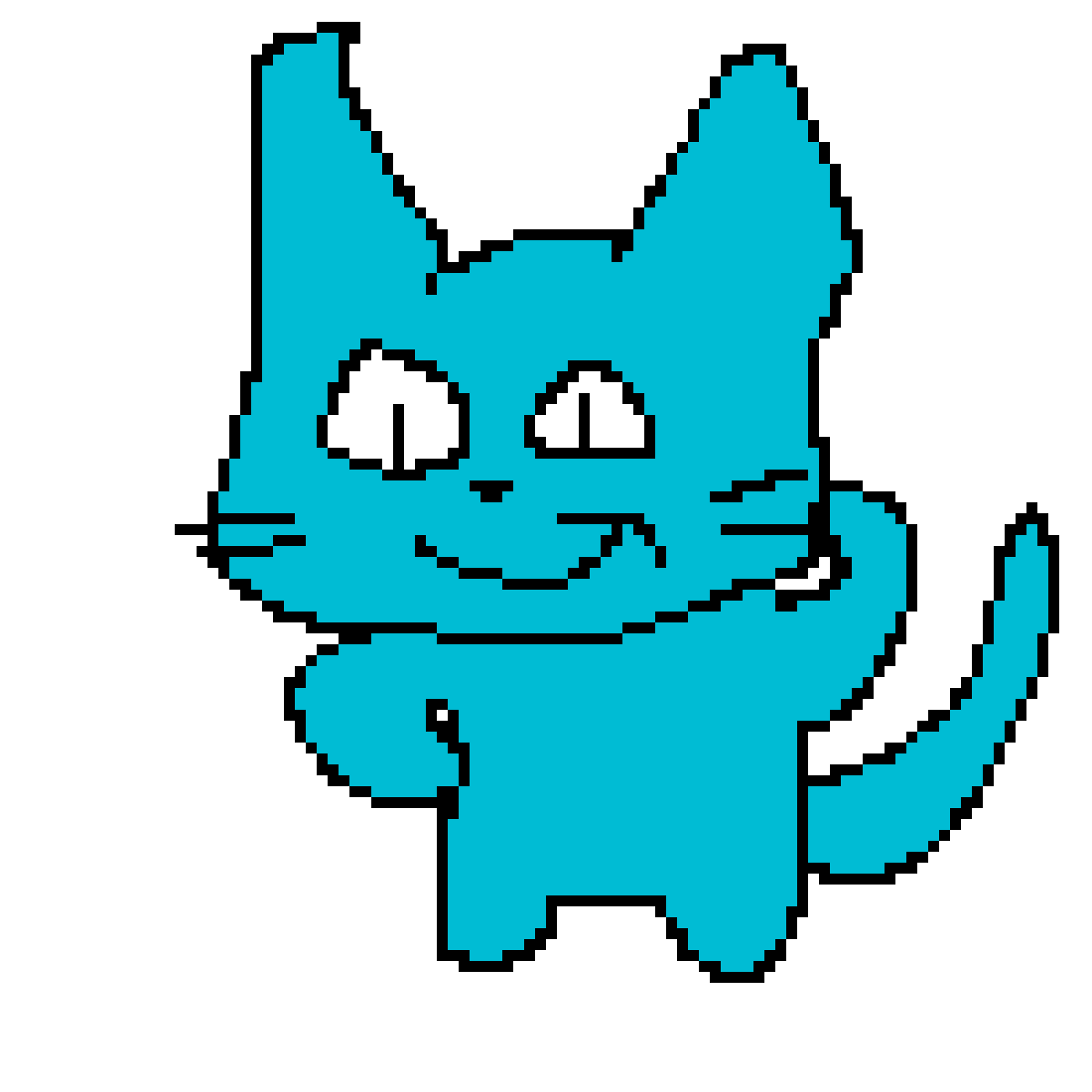 Pixilart - Muscle Cat by ExistenceIsFun