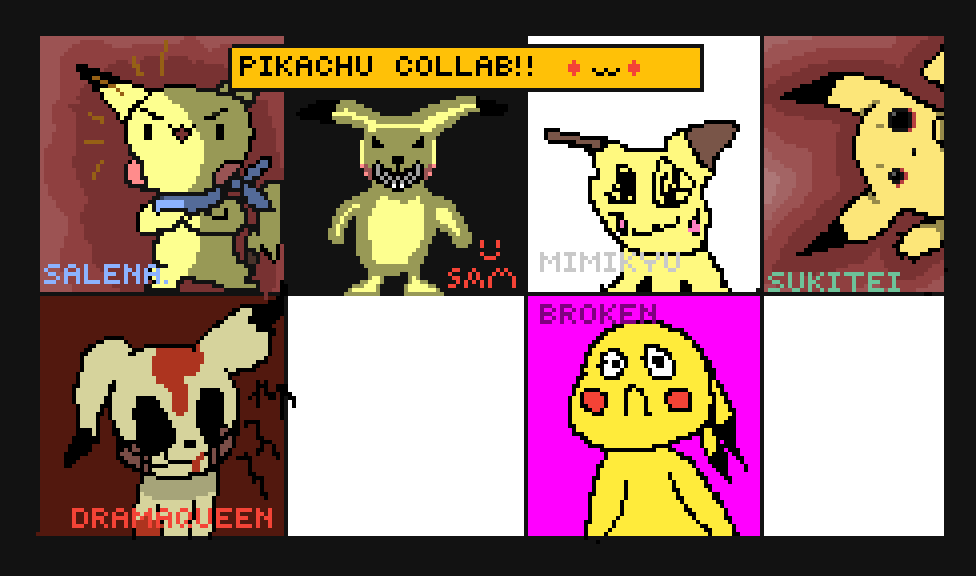 Pixilart - Pikachu Collab by Sukitei