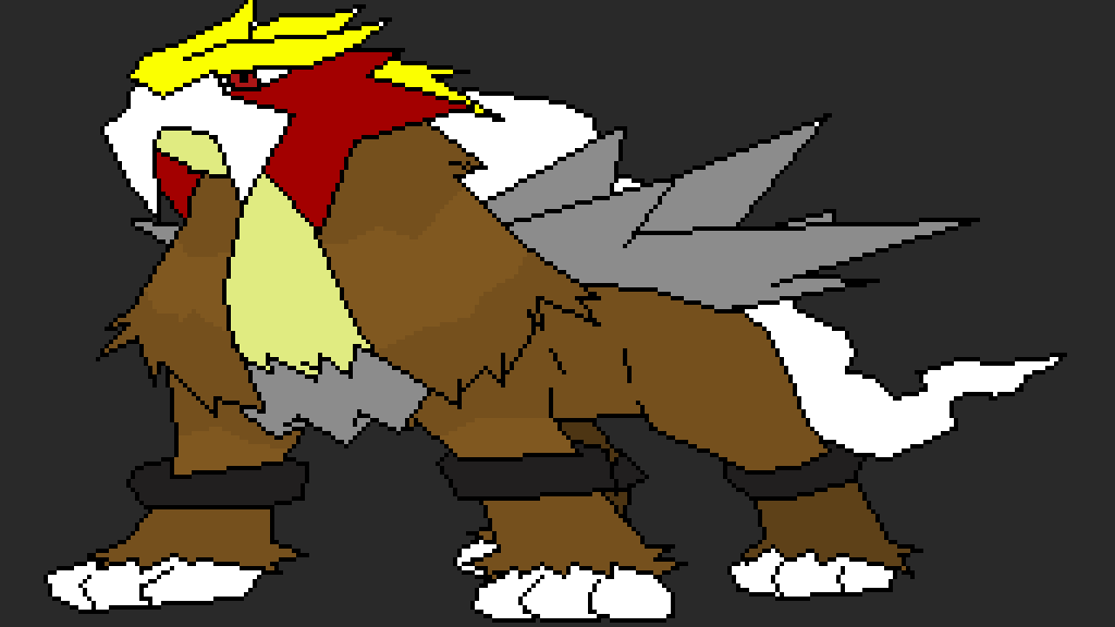Pixilart - entei by silverwolf22034