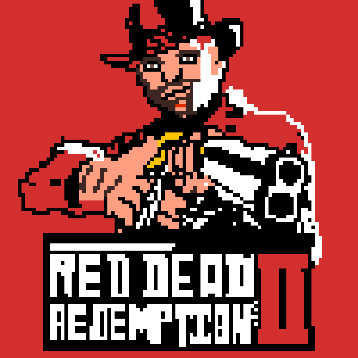 Pixilart - RDR2 Art Done #RDR2 by McGrtyol