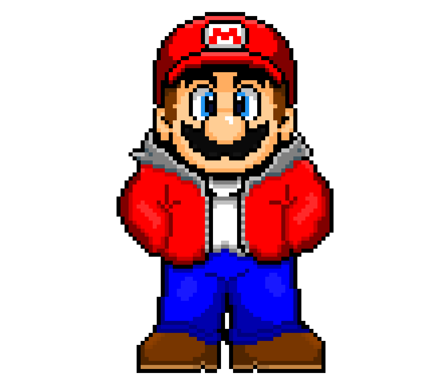 Pixilart - Undertoad mario sprite hd by RyanNotHere