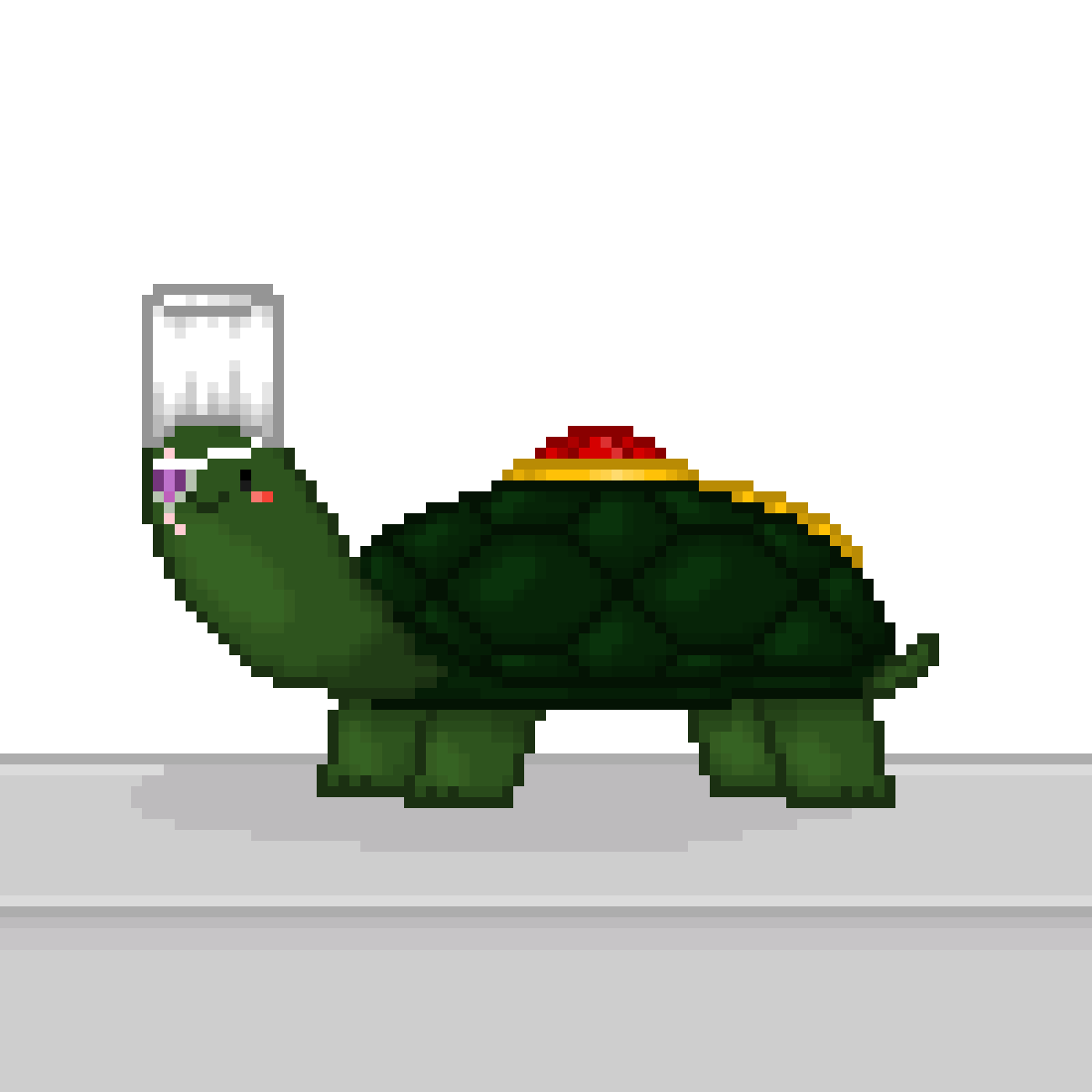Pixilart - Turtle Polnareff! by uwu407