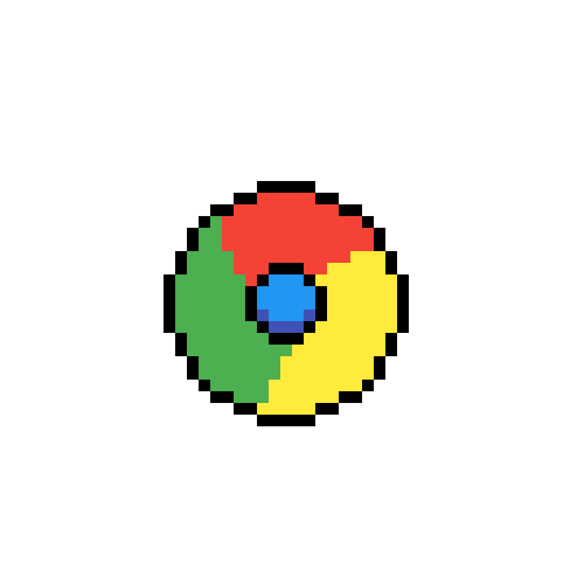 Pixilart - Chrome Logo by Poisonousviper5