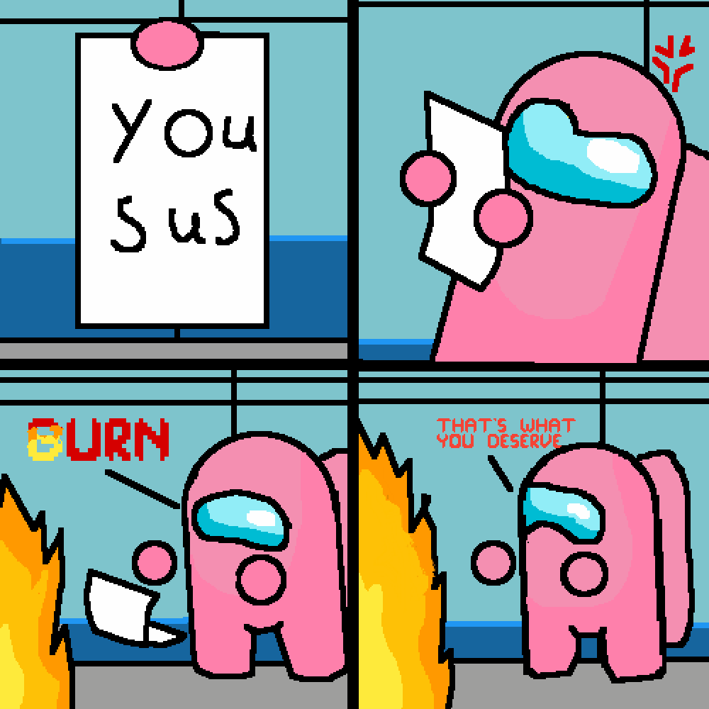 Pixilart - dont be sus by ImPanAndProud42