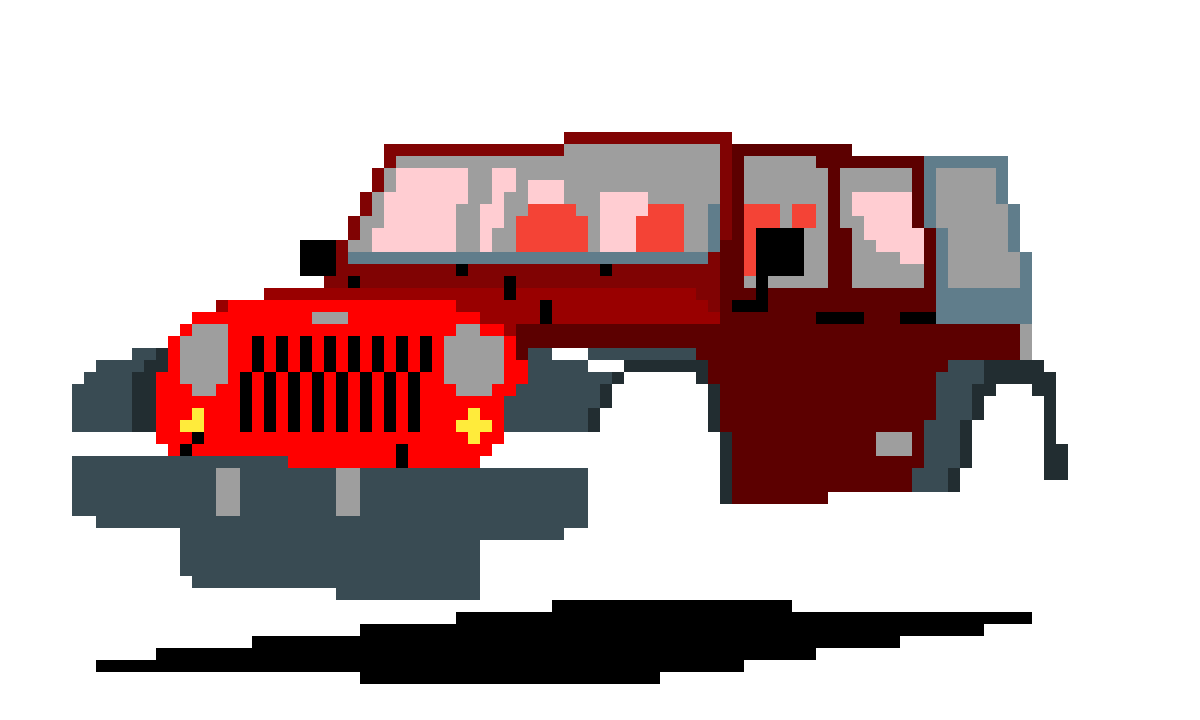 Pixilart - Floating jeep by UnnamedRacing