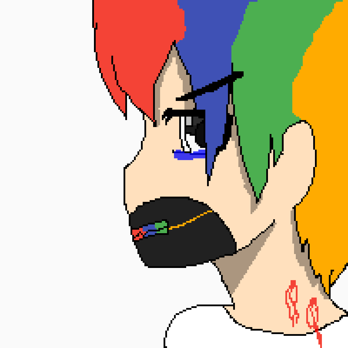 Editing anime sampire - Free online pixel art drawing tool - Pixilart