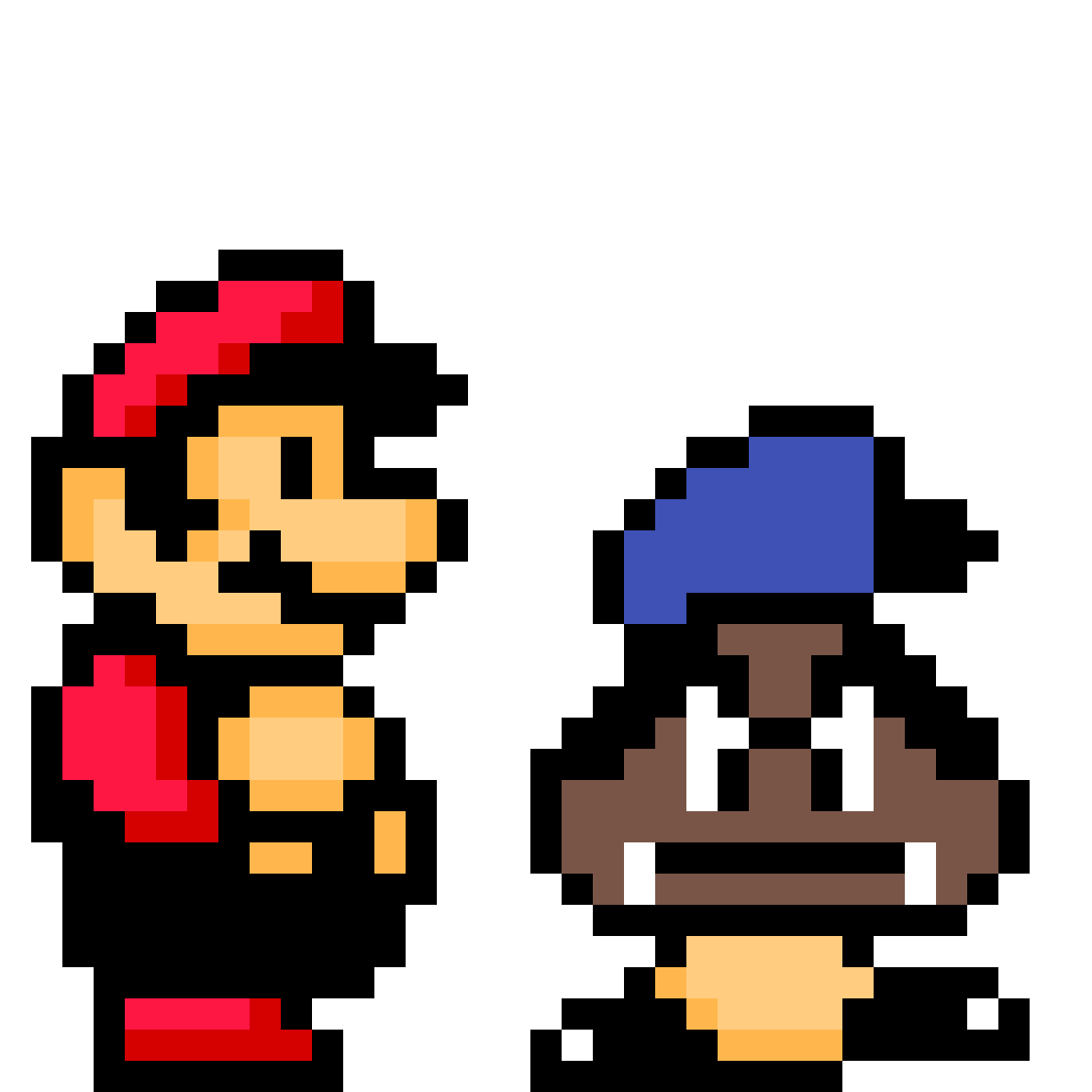 Pixilart - Mario and Derpy Goombario by SIG7