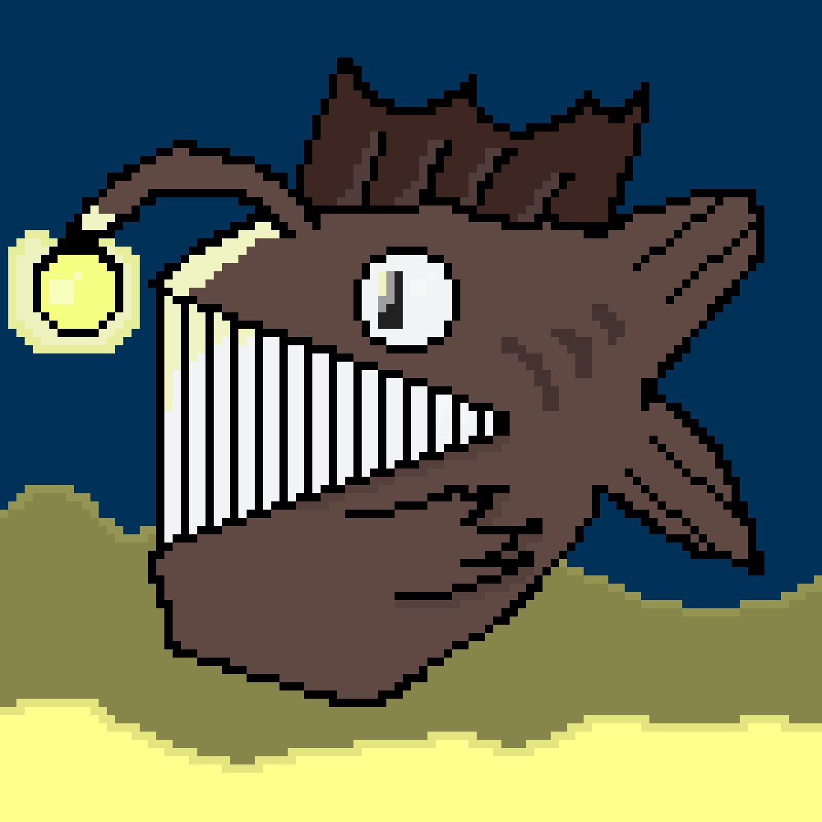 Editing Angler Fish - Free online pixel art drawing tool - Pixilart