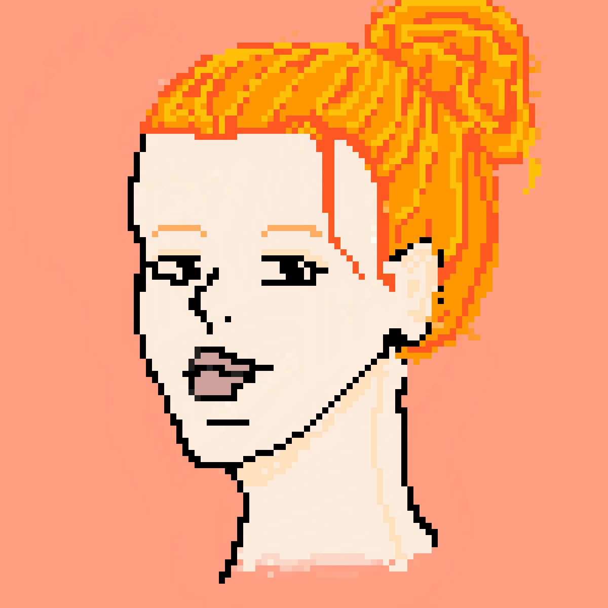 Pixilart - Pixel Girl by Nyxira