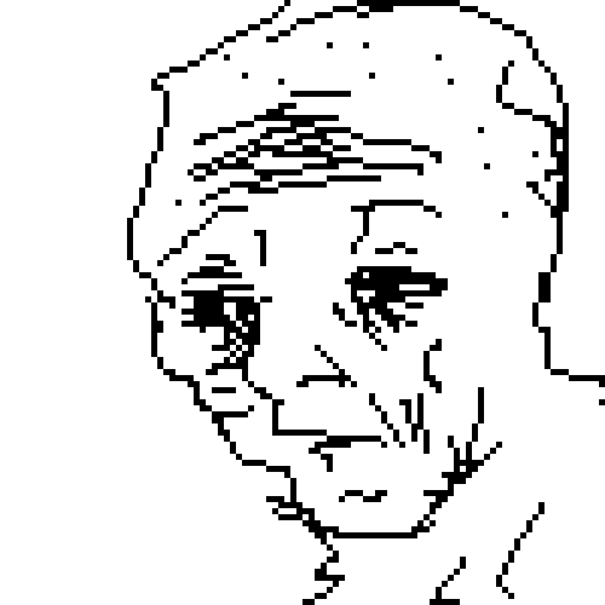 Pixilart - defeated wojak by null123