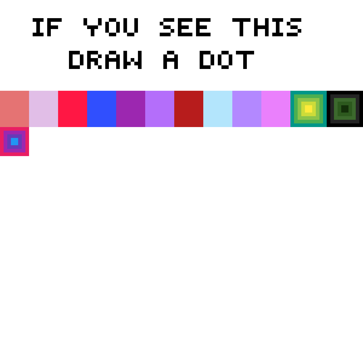 Editing Draw a dot! - Free online pixel art drawing tool - Pixilart