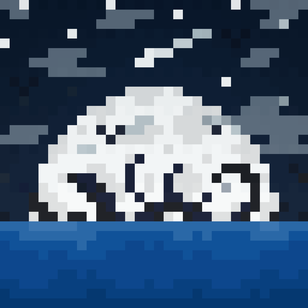 Pixilart - Moonlight Leviathan by EmeraldSerpent