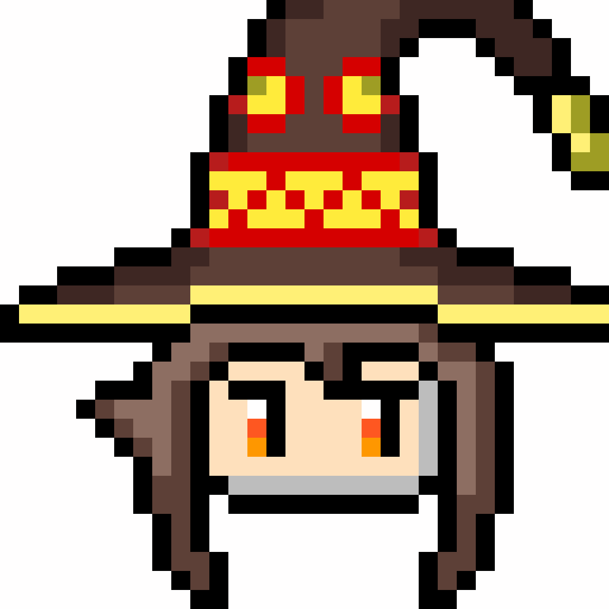 Pixilart - Megumin Chomuske by FranticFlamingo