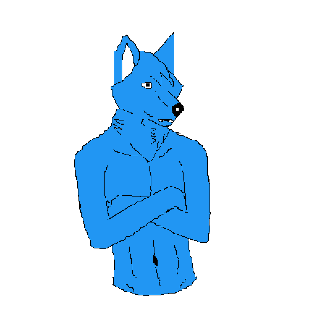 Pixilart - jax wolfington by mrwaffle911