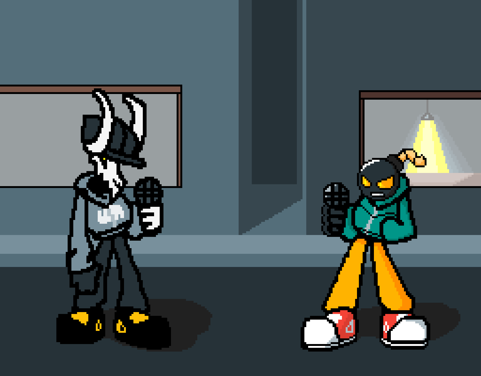 Pixilart - Tabi vs Whitty by Epic-Artist