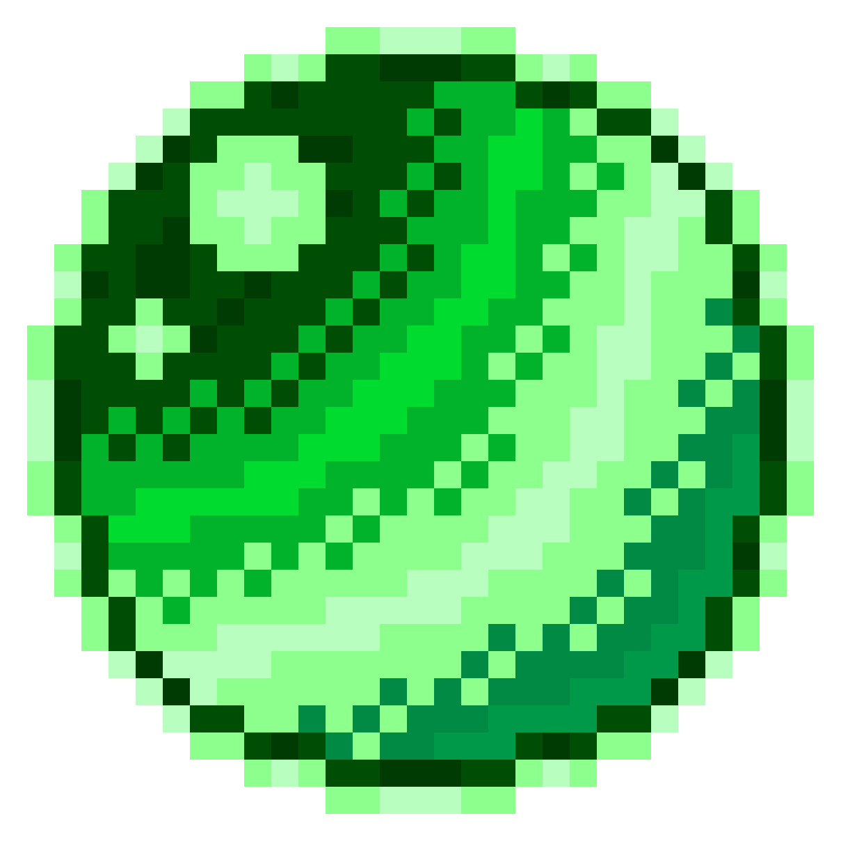 Pixilart - mm shiny green orb by The-Cake-God