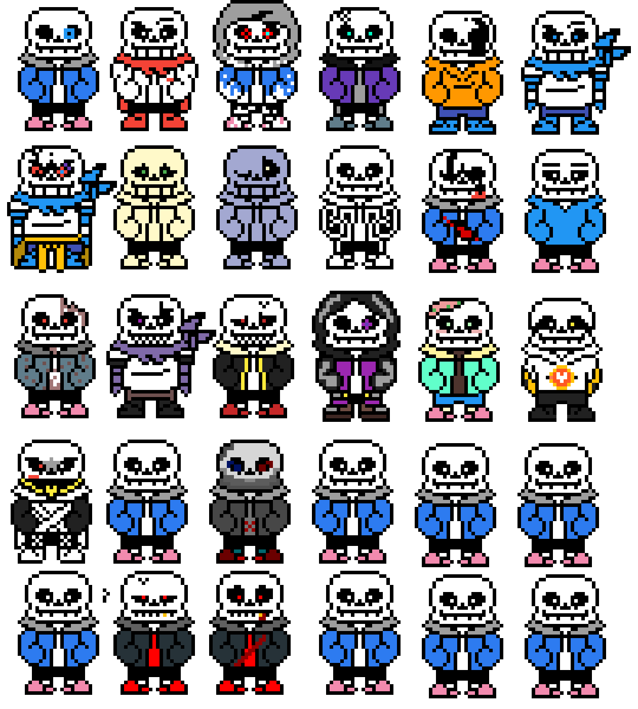 Pixilart - sans collab by rip-ghoul