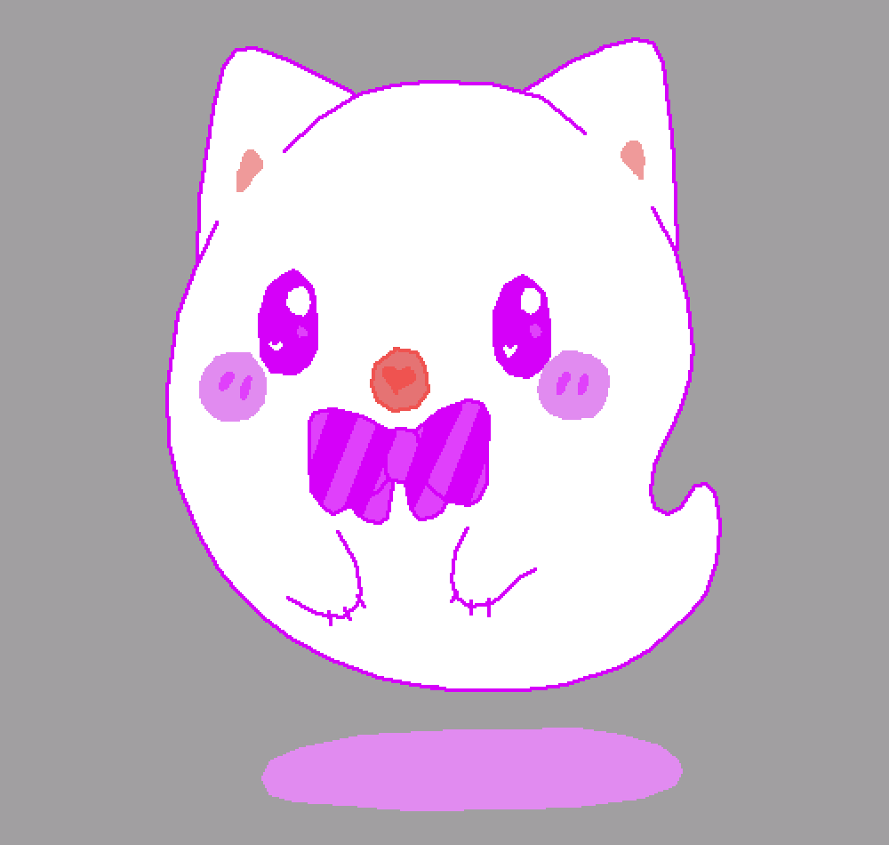 Pixilart - ghost cat by Praska