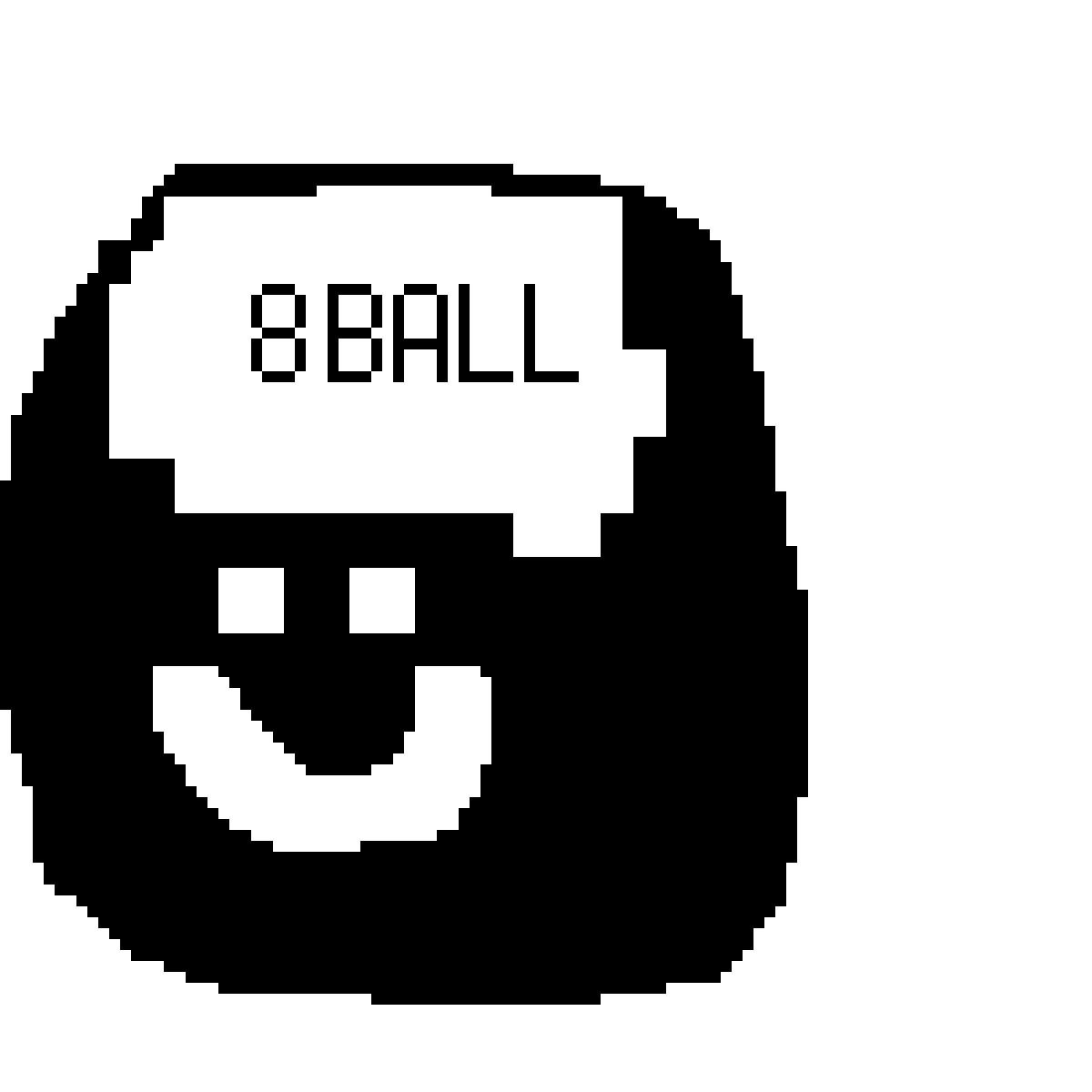 Editing BFDI 8-Ball - Free online pixel art drawing tool - Pixilart