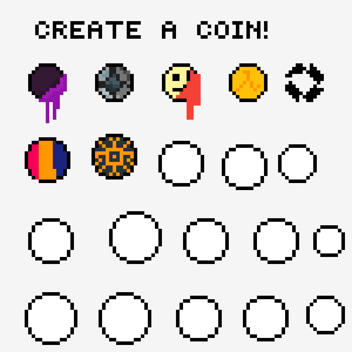 Editing Create a coin collabe - Free online pixel art drawing tool ...