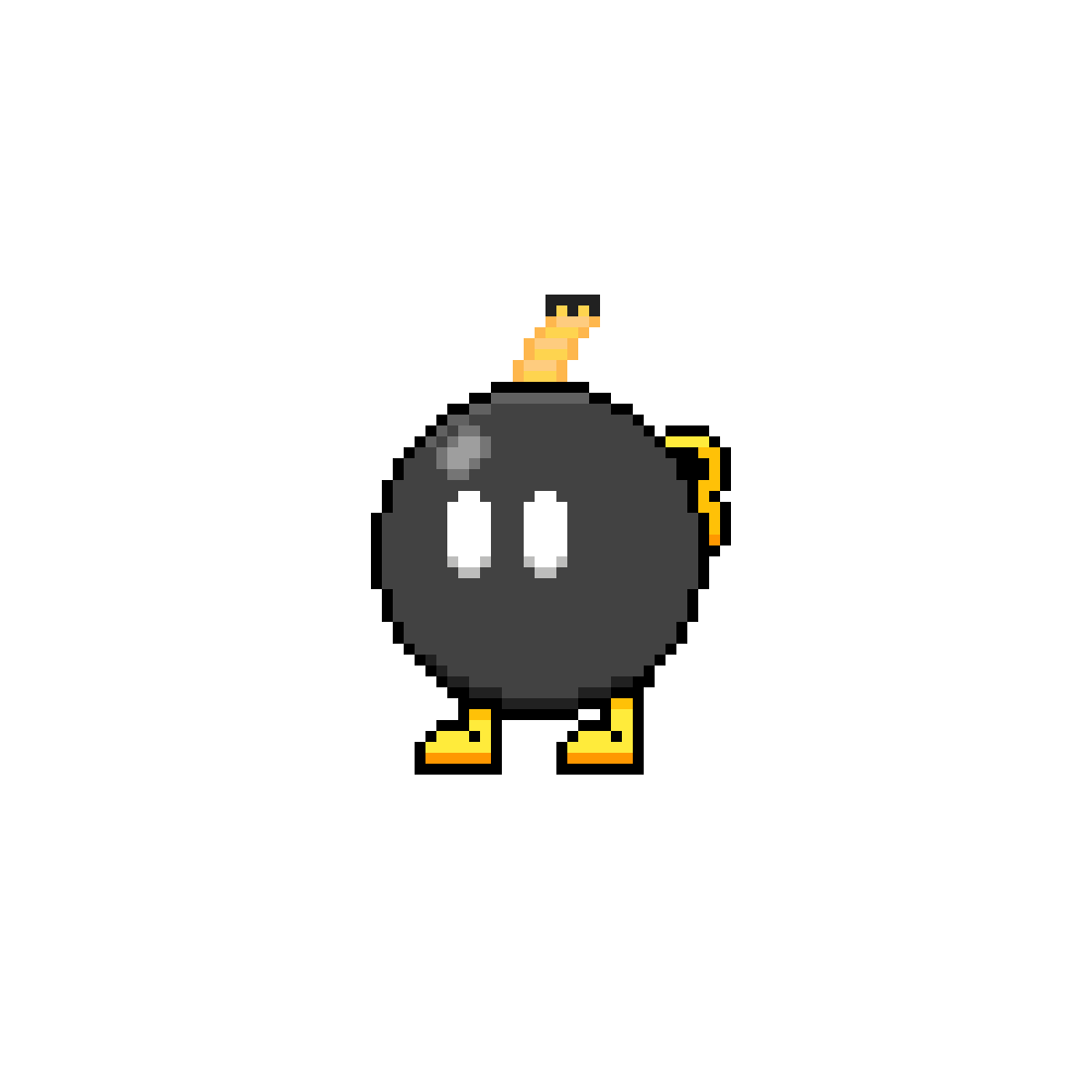 Pixilart - Bob omb Turn and Walk by MrBowser