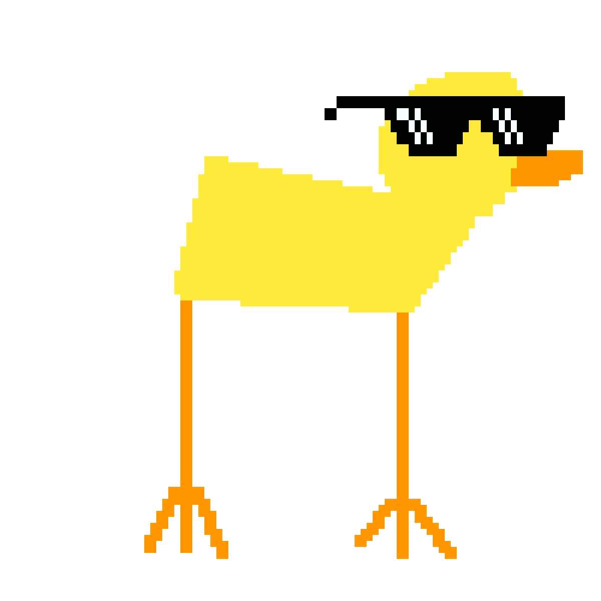 Pixilart - MLG Duck by BoomerGamez