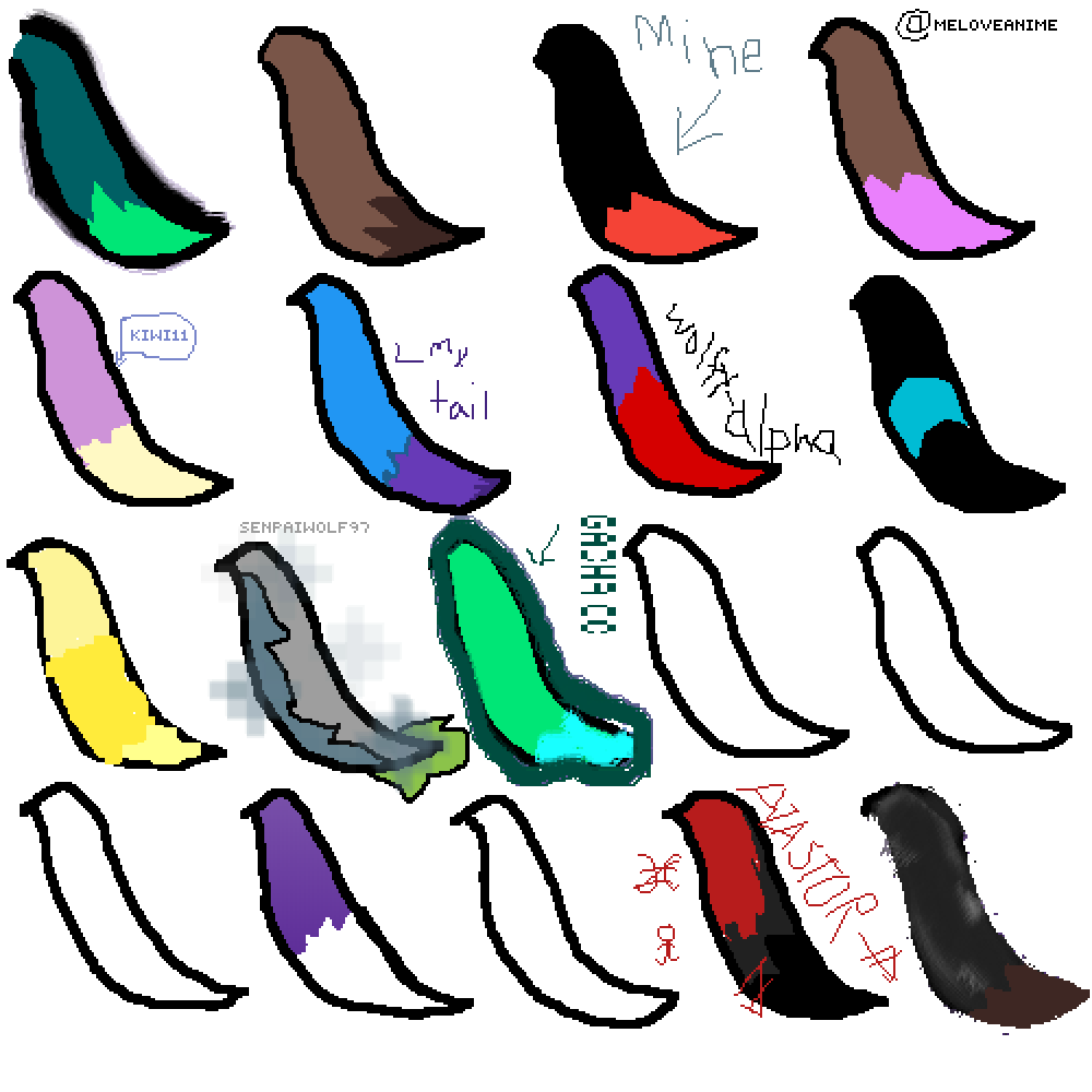 Editing Tails - Free online pixel art drawing tool - Pixilart