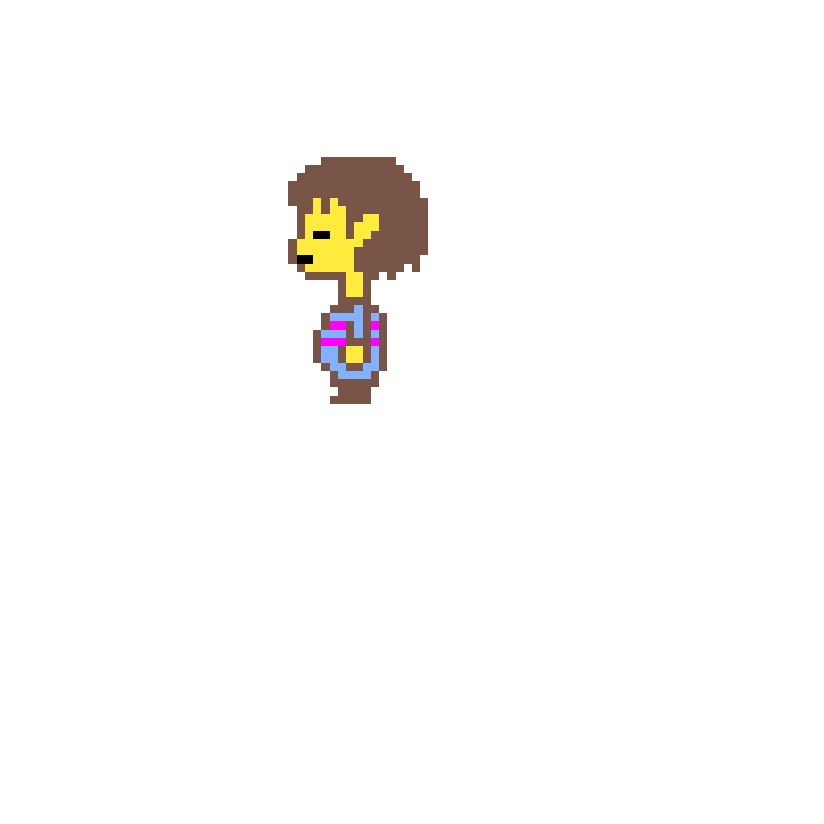 Pixilart - Frisk Spinning by StrawHLuffy
