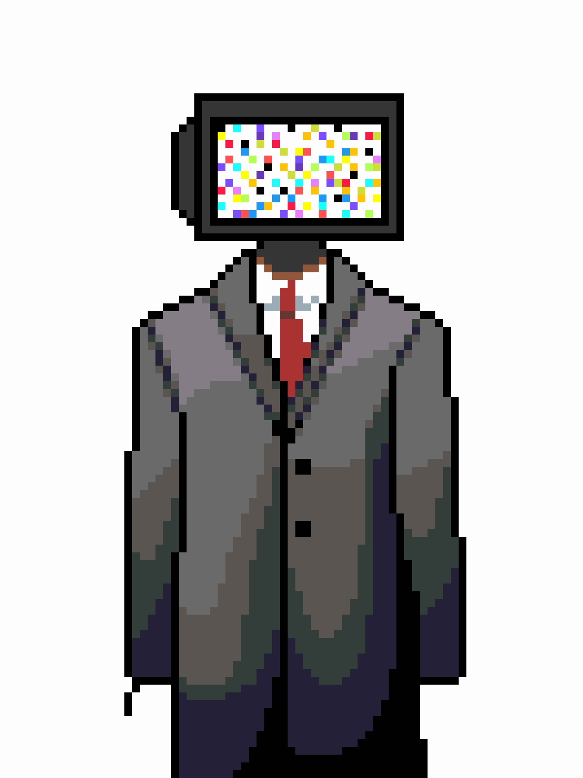 Pixilart - Mr tv head by br0k3nb0n3