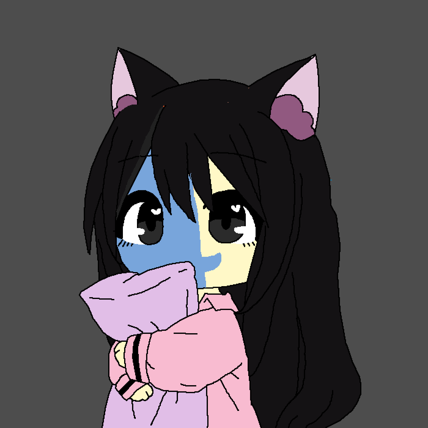 Pixilart - Ena as a cat by ena-cream