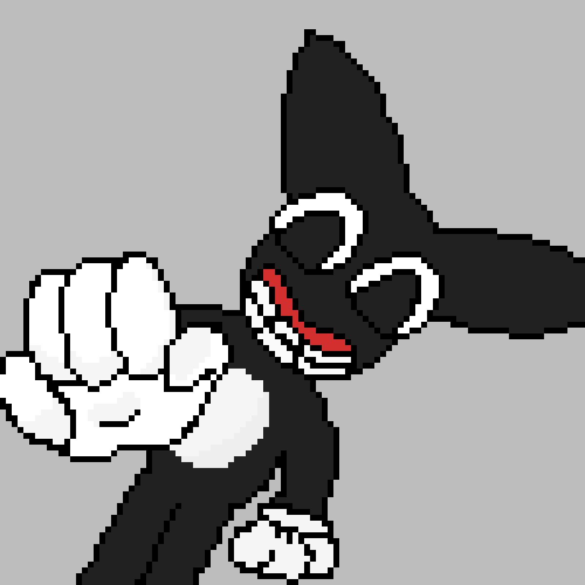 Editing cartoon cat 2 - Free online pixel art drawing tool - Pixilart