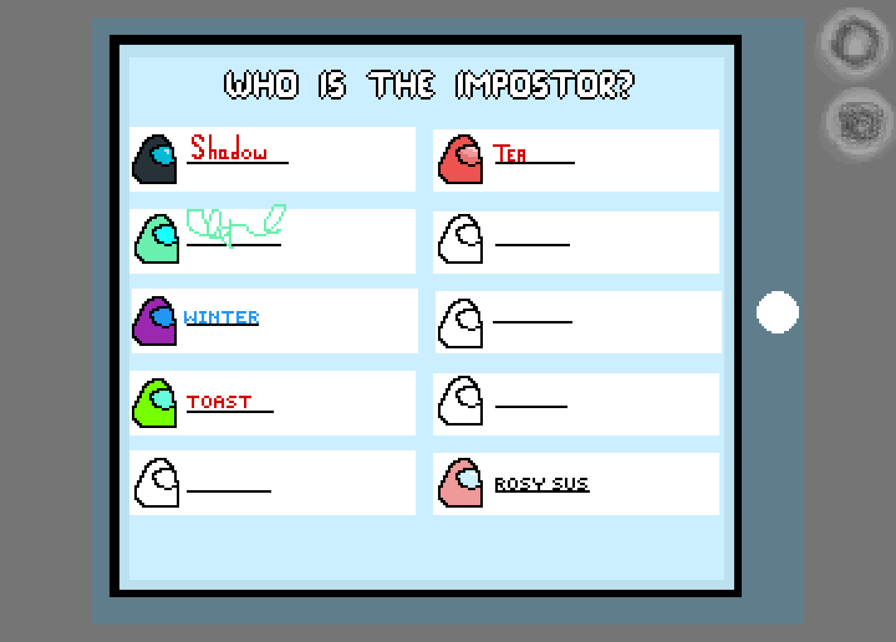 Pixilart - ROSY SUS by I-amStupid