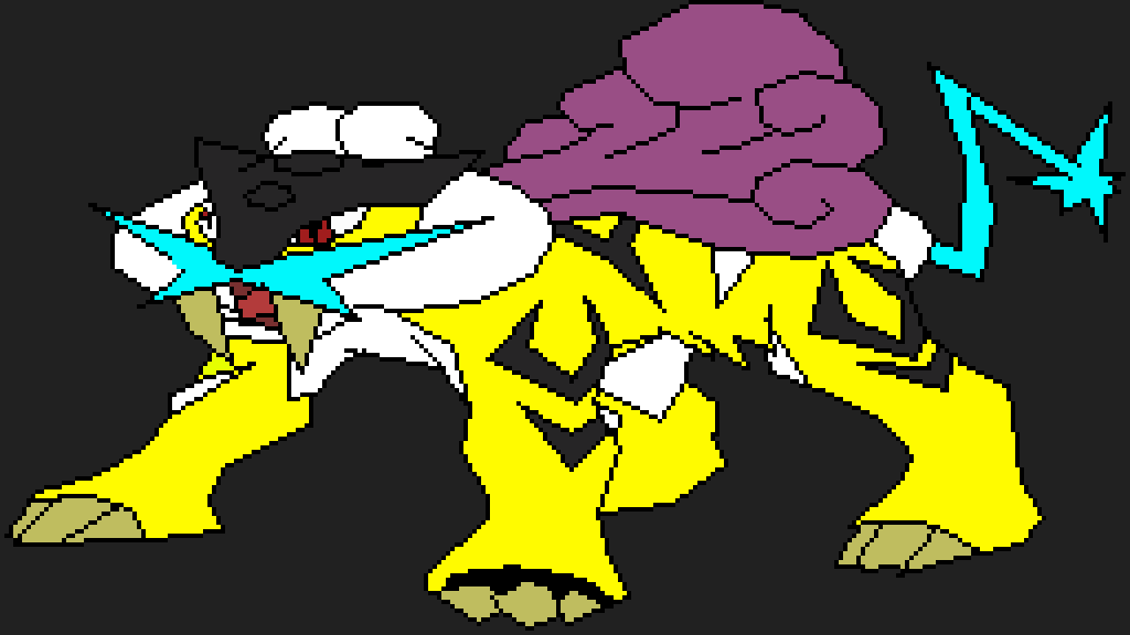 Pixilart - raikou by silverwolf22034