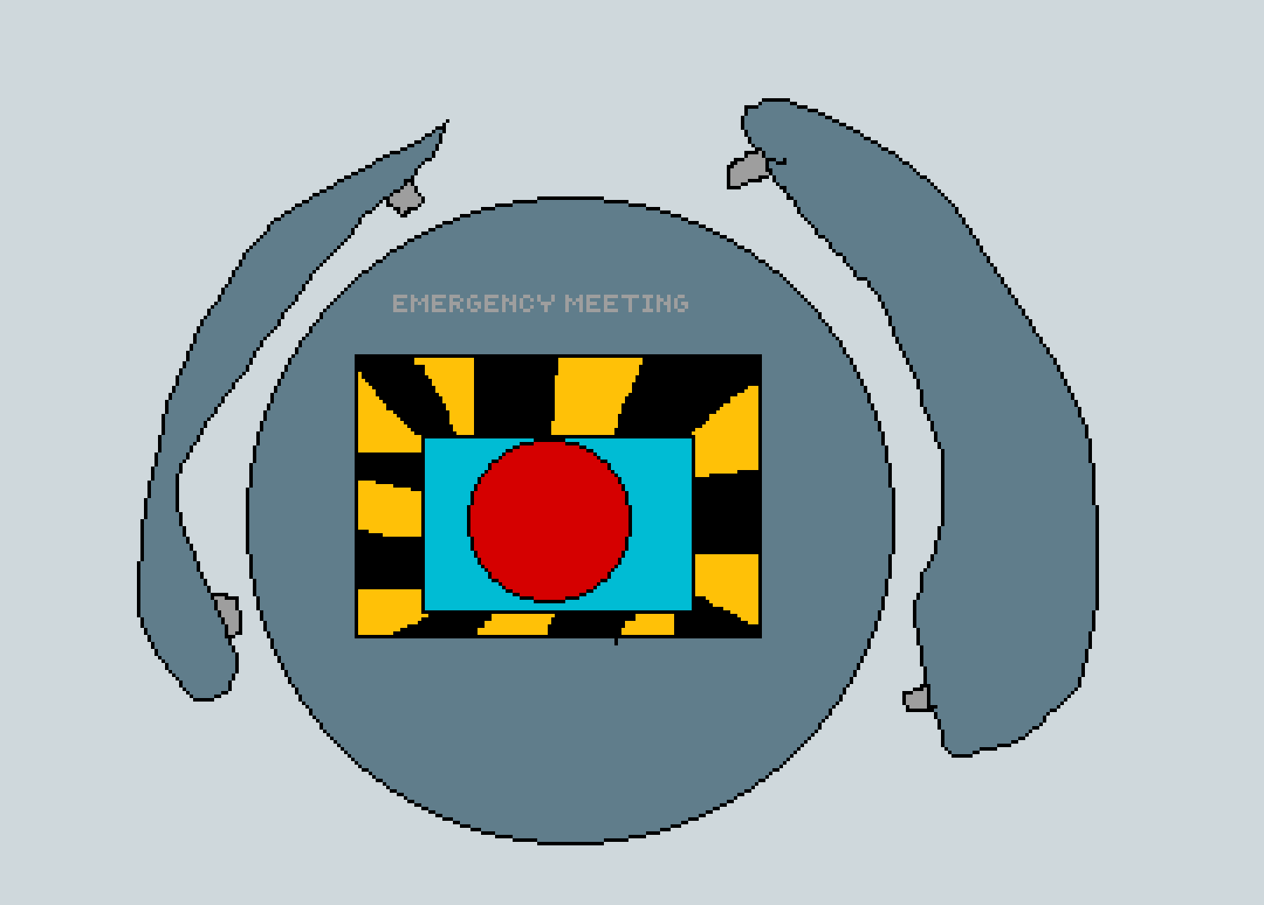 Pixilart - Emergency Meeting Button by umbreon674