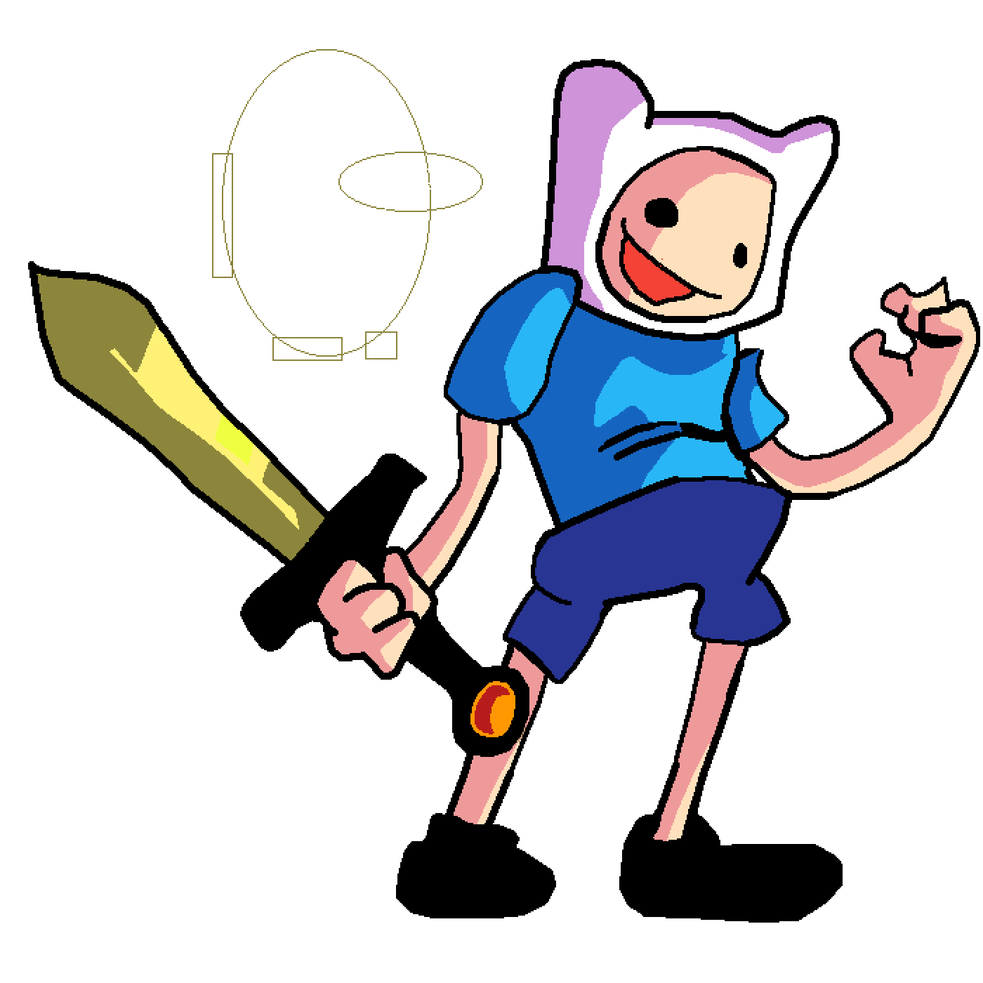 Pixilart - FNF Finn by Bfdi-ep-maker