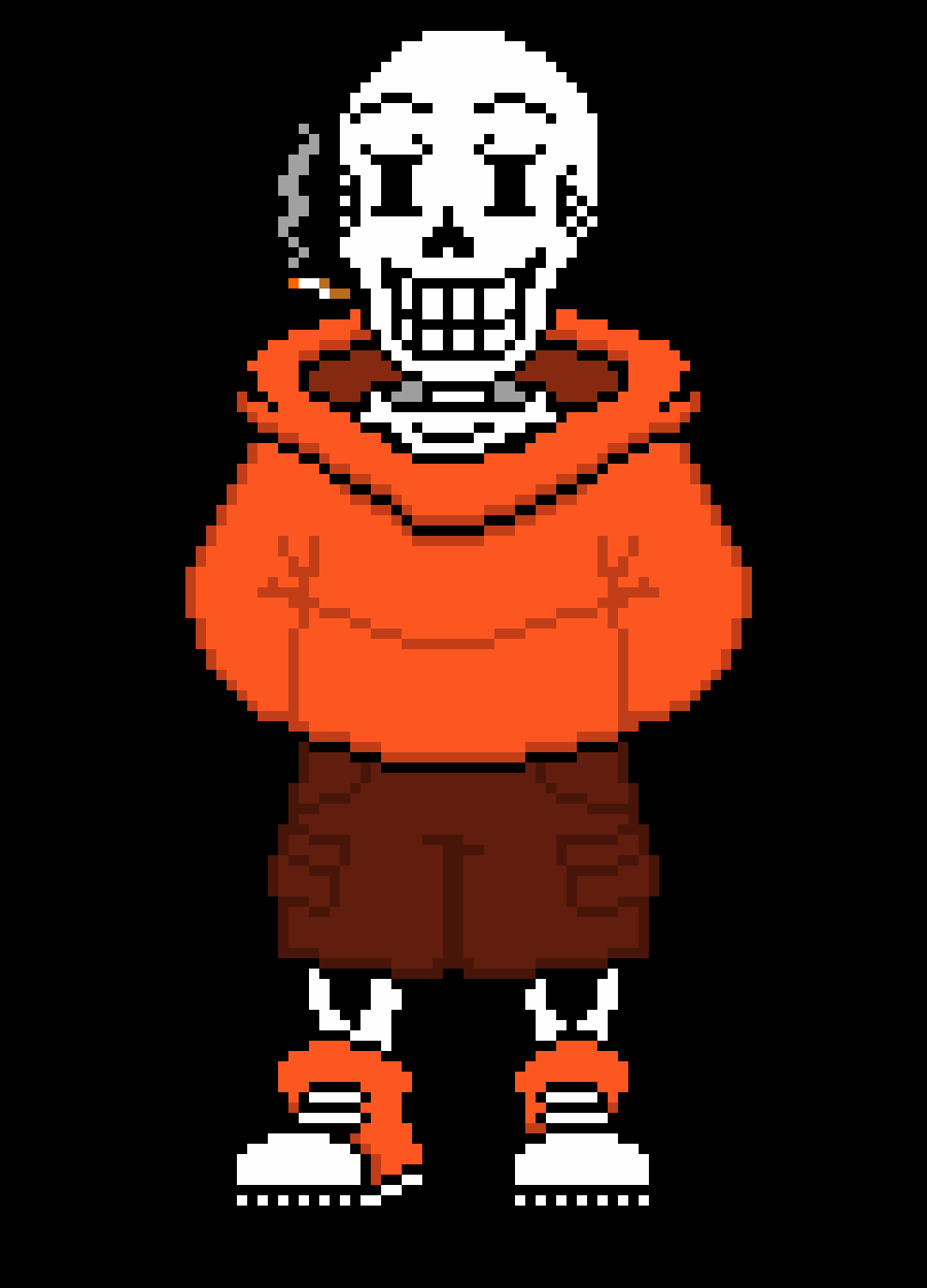 Pixilart - Underswap Papyrus v2 by KukiSC14