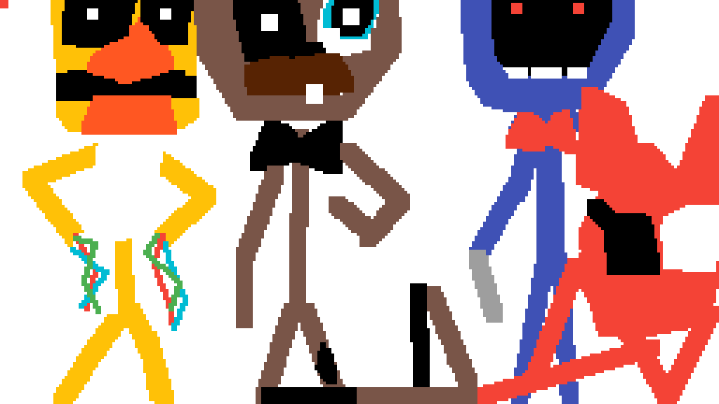 Editing Fnaf 2 - Free online pixel art drawing tool - Pixilart