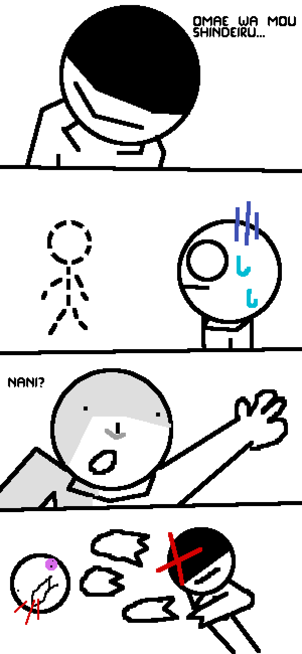 Pixilart - Omae Wa mou shindeiru by APEXGaming36