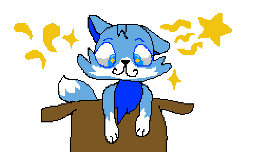 Pixilart - wolf dog fox cat idk by Fast-Boi-UwU