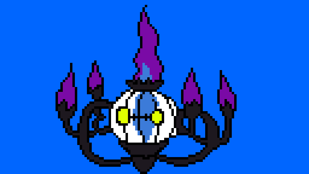 Pixilart - chandelure by animeitor