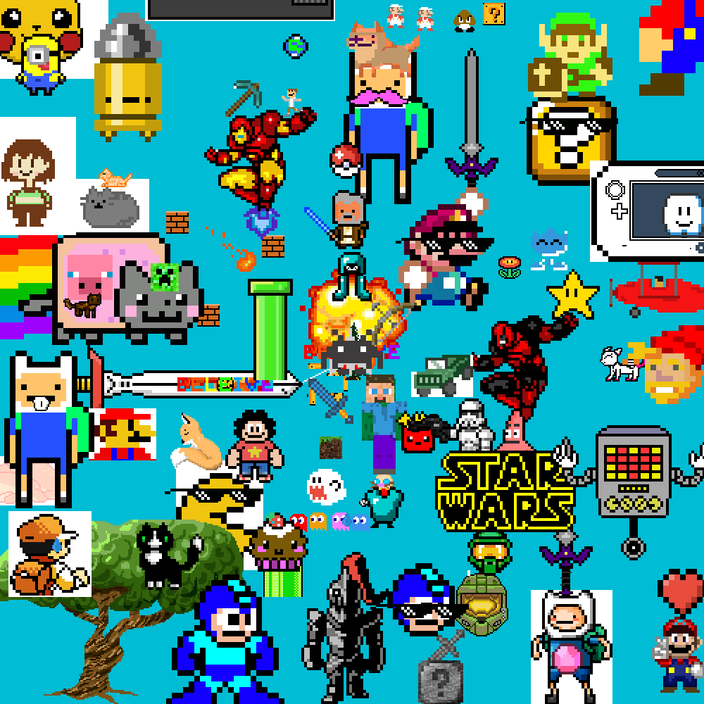 Pixilart - pixel world 2 by Gui128