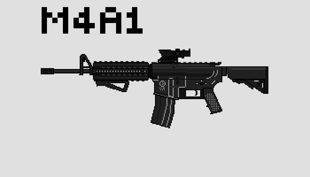 Editing COLT M4 A1 "La Carabina" - Free online pixel art drawing tool ...