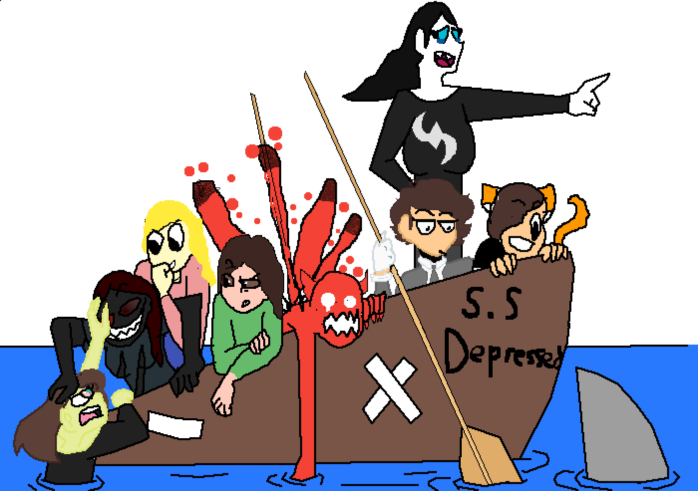 Pixilart To The Seven Seas Or Whatever By Bowdowntoshrek